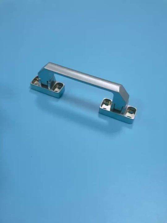 90 Degree Folding Rotable Drilling Puller Push Handle Gray Cabinet Door ...