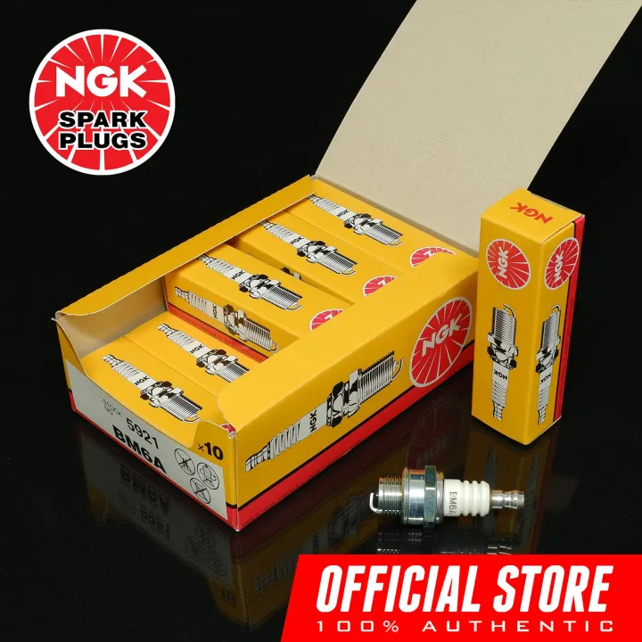 NGK BM6A Standard Spark Plugs for CJ8 Grass Cutter, Small Engine 10pcs ...