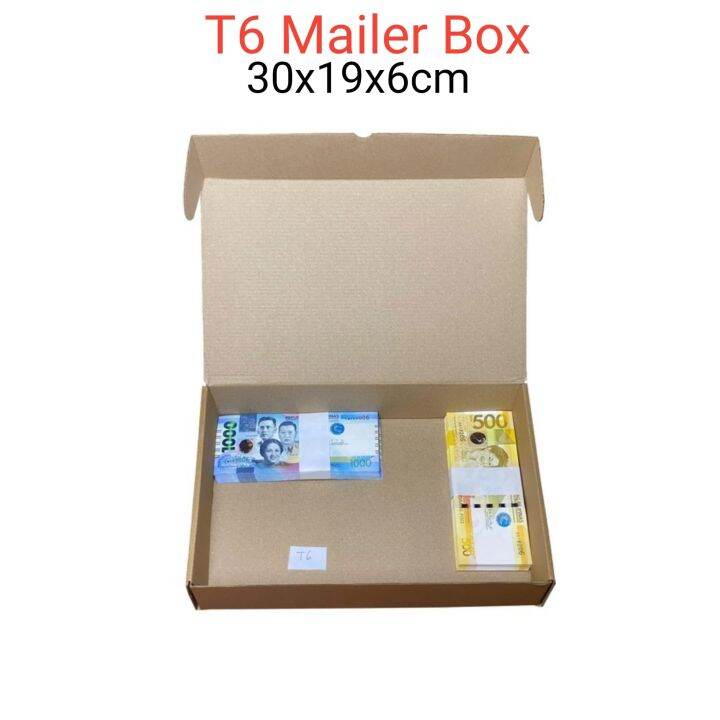Corrugated Box T6 - 30x19x6cm (Set of 10 pcs) | Lazada PH