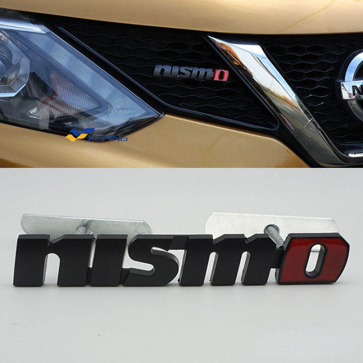 xuming Black Metal NISMO Emblem Front Grille Badge Sticker Nissan | Lazada
