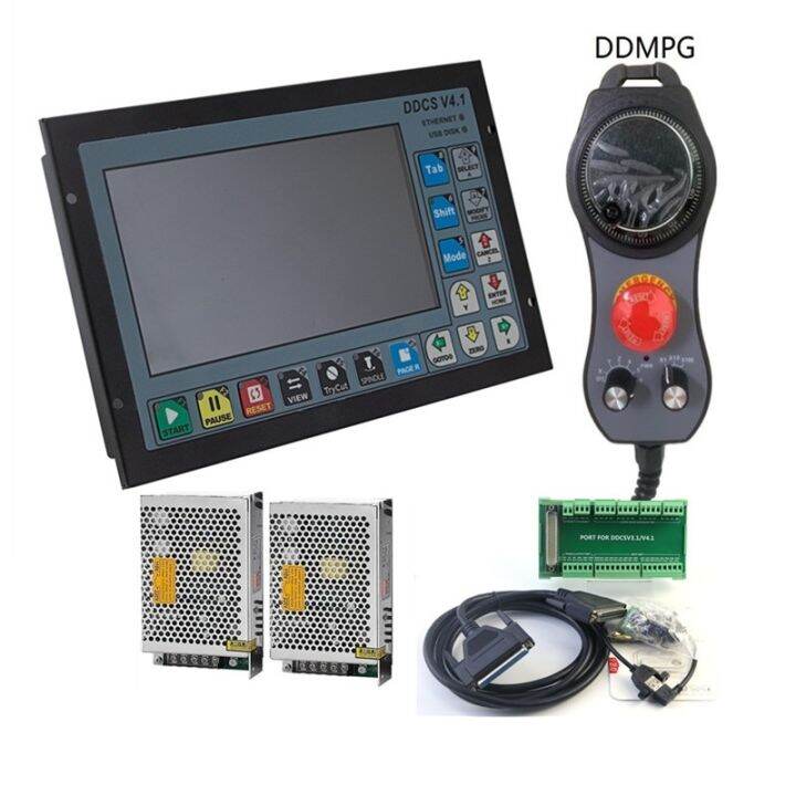 Ddcs V4 1 Cnc Standalone Controller With Mpg Handwheel Power Supply