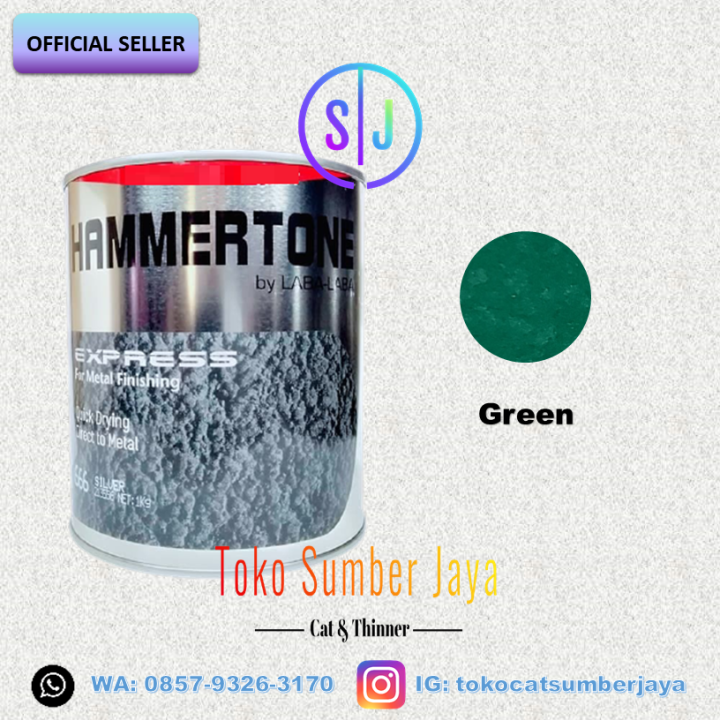 Cat Hammertone Laba-Laba 333 Green 1Kg | Lazada Indonesia