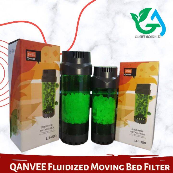 QANVEE LH-300, LH-600 Fluidized Moving Bed Filter Bubble Bio Media ...