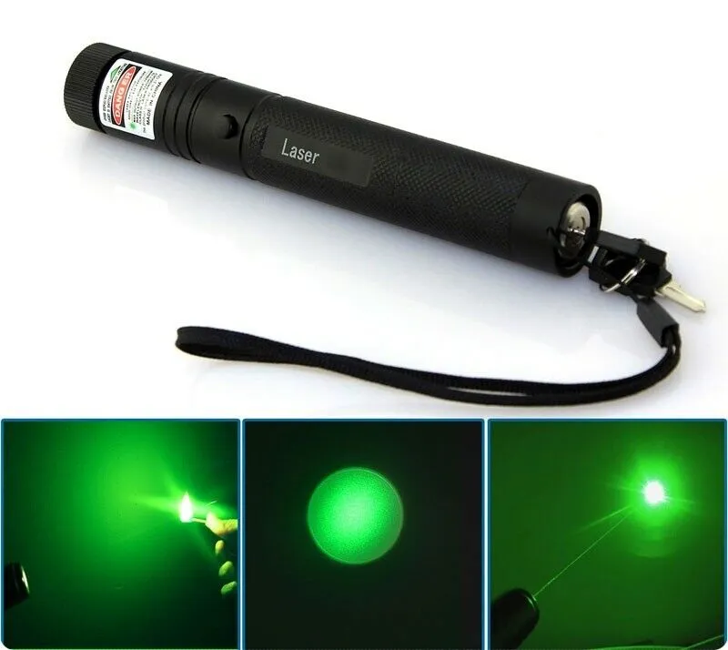 Gadget Laser Torch Green เลเซอร์แสงสีเขียว+ถ่านชาร์จ 2500mAh+เครื่อง ...