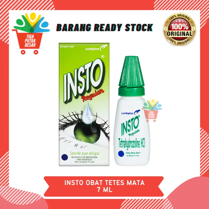INSTO OBAT TETES MATA STERIL 7,5 ML / REGULER EYE DROPS | Lazada Indonesia