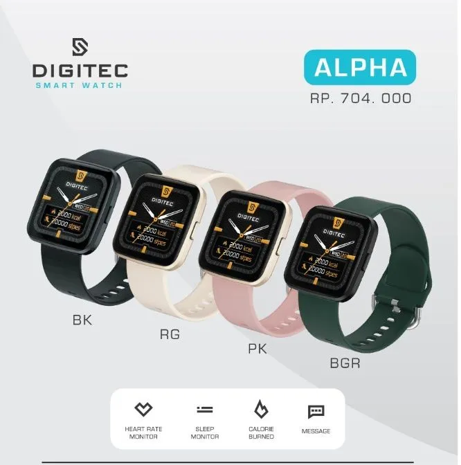 Jam Tangan Digitec Original SmartWatch ALPHA Series | Lazada Indonesia