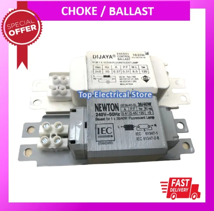 18W-20W /36W-40W FLUORESCENT LAMP TUBE CHOKE / BALLAST | Lazada