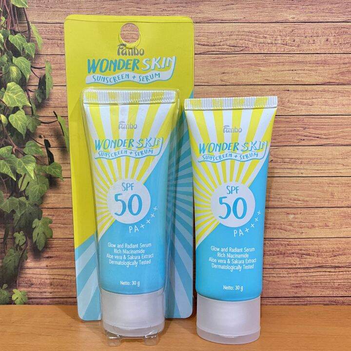 Fanbo Wonder Skin Suncreen + Serum SPF 50 / Sunscreen Serum - 30gr ...