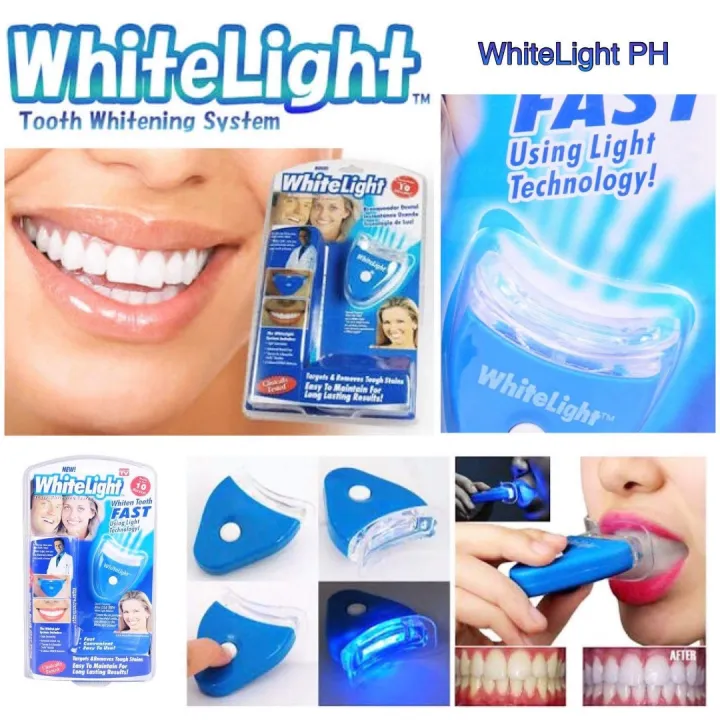 Authentic LED White Light Teeth Whitening System Oral Care Kit | Lazada PH