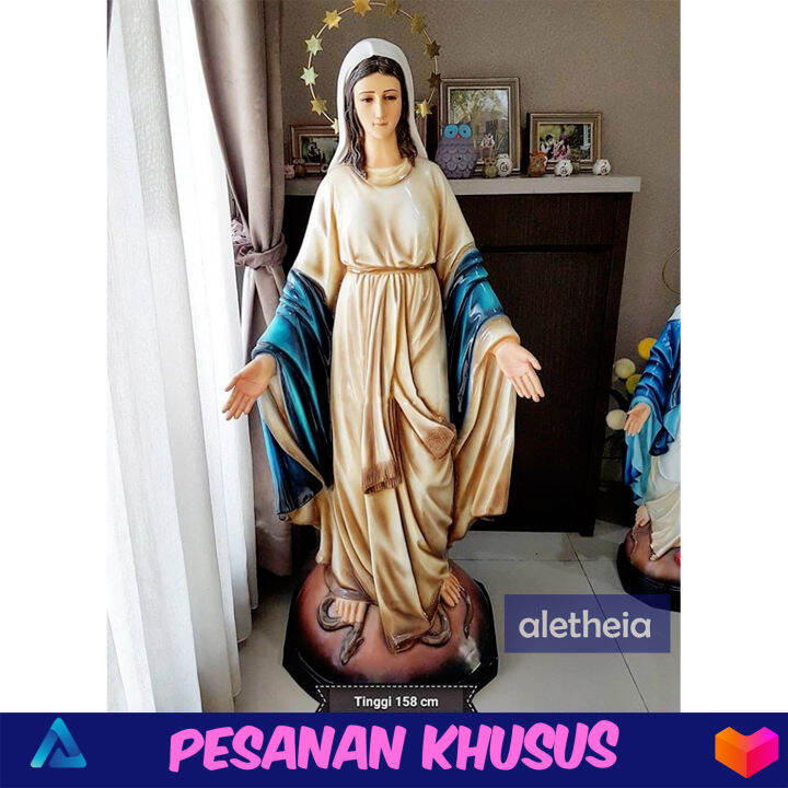 Patung Bunda Maria Tangan Terbuka Ukuran Besar 160 cm | Lazada Indonesia