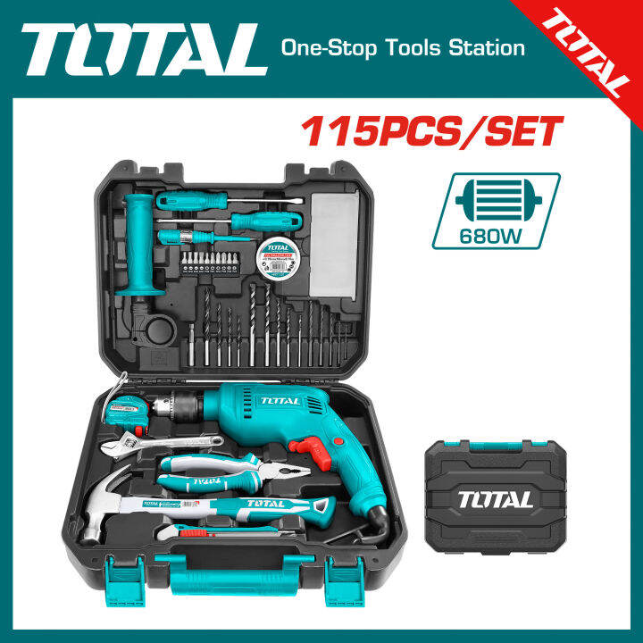 TOTAL THKTHP1152 115 Pcs Tools set | Lazada PH