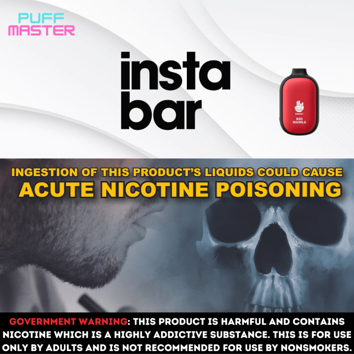 Instabar Max 10000 and 5000 puff disposable vape | Lazada PH