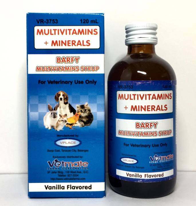 [SOUTH VET] 1pc Barfy Multivitamins and Mineral Syrup 120ML Supplement ...
