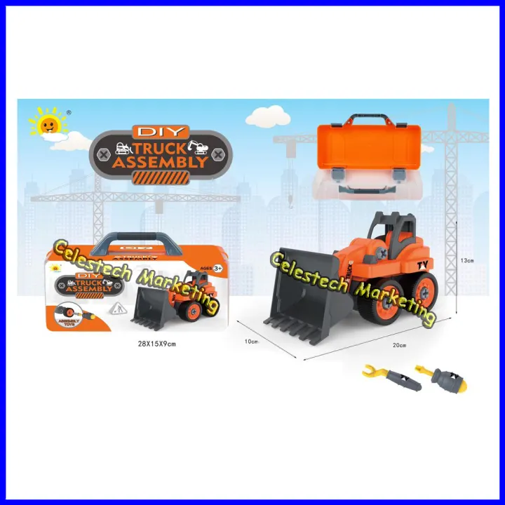 CTM DIY Truck Assembly Disassembly Creative Builder Construction Engineering Truck Vehicle Car ...