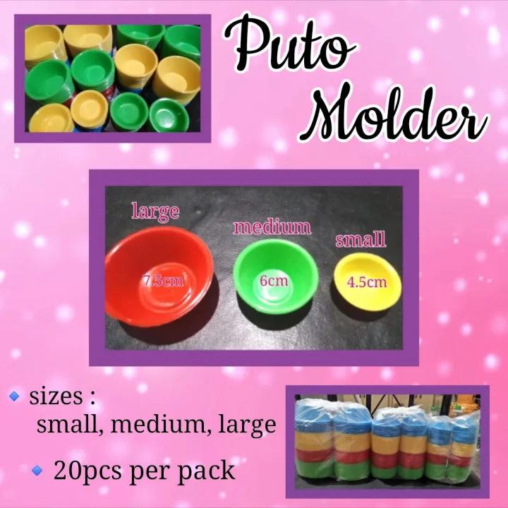 Puto Molder / Puto Cups (Plastic) Medium 20's | Lazada PH