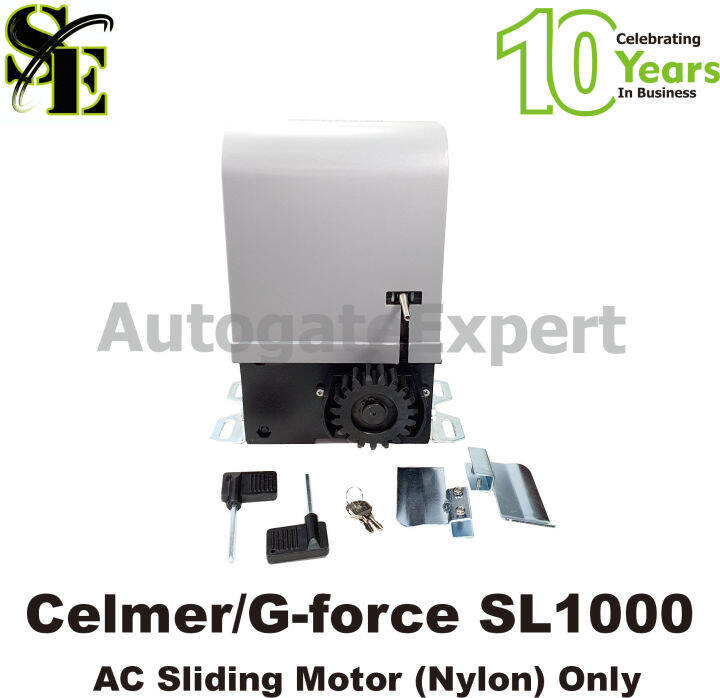 Autogate G-force SL1000 AC Sliding Motor Only (Limit Switch-Spring ...