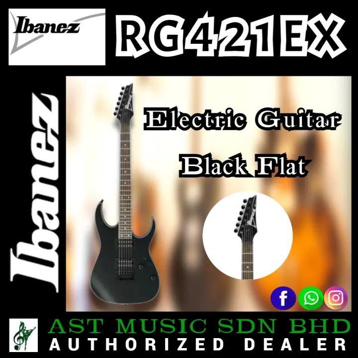Ibanez RG421EX Electric Guitar - Black Flat | Lazada
