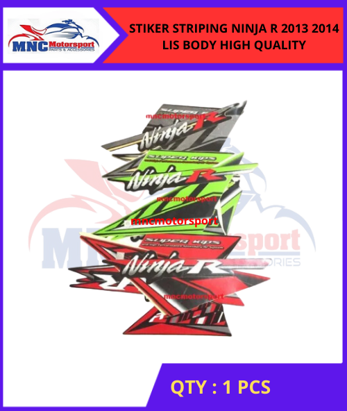 STIKER STRIPING NINJA R 2013 2014 LIS BODY HIGH QUALITY | Lazada Indonesia