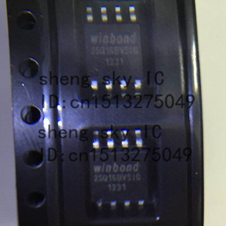 การจัดส่ง25q16 W25q16bv 25q16bvsig Sop8 Smd Winbond 16m Bit Serial