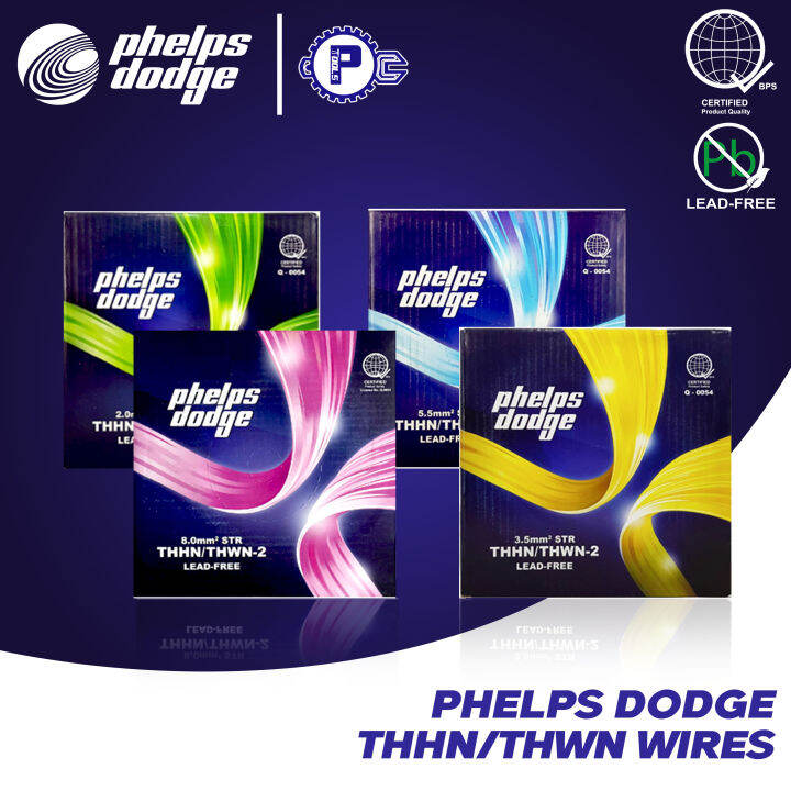 PHELPS DODGE THHN/THWN-2 STRANDED WIRES 150M/BOX | Lazada PH