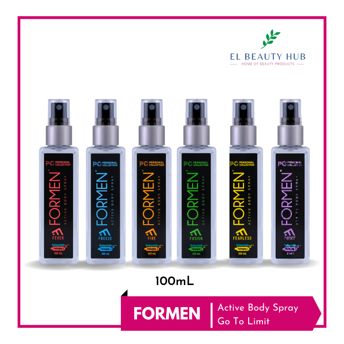 Perfume for Men Formen Active Body Spray cologne, (Fire, Fever, Force ...