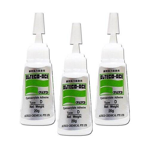 Explosive models ALTECO Cyanoacrylate Adhesive Type D - 20G Set of 3 | Lazada PH