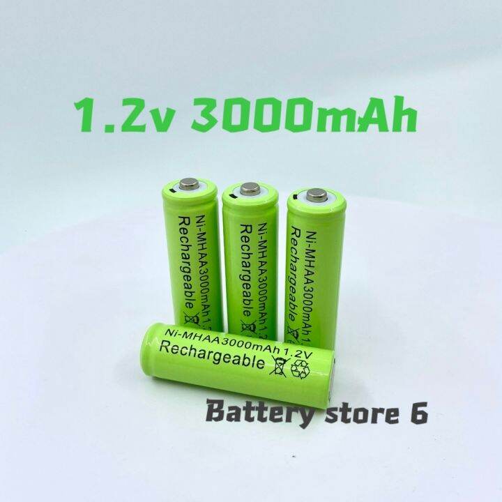 1.2V AA 3000mAh 1.2 V AAA 1800mAh NI-MH Rechargeable Batteries for toy ...