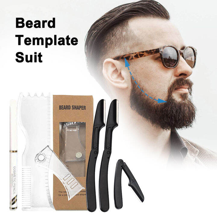 Beard Shaper Beard Styling Template Adjustable Beard Stencil Guide ...