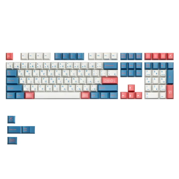 MechZone 112 Keys Bento Theme Keycap Set OEM Profile PBT Sublimation ...