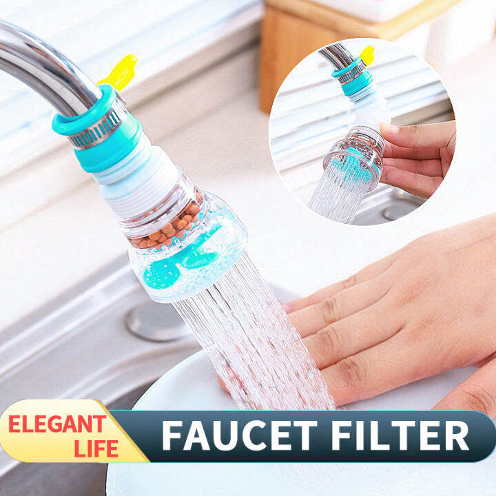 【Local Delivery】Faucet Filter Splash Saving Water Clean Filter Foldable ...