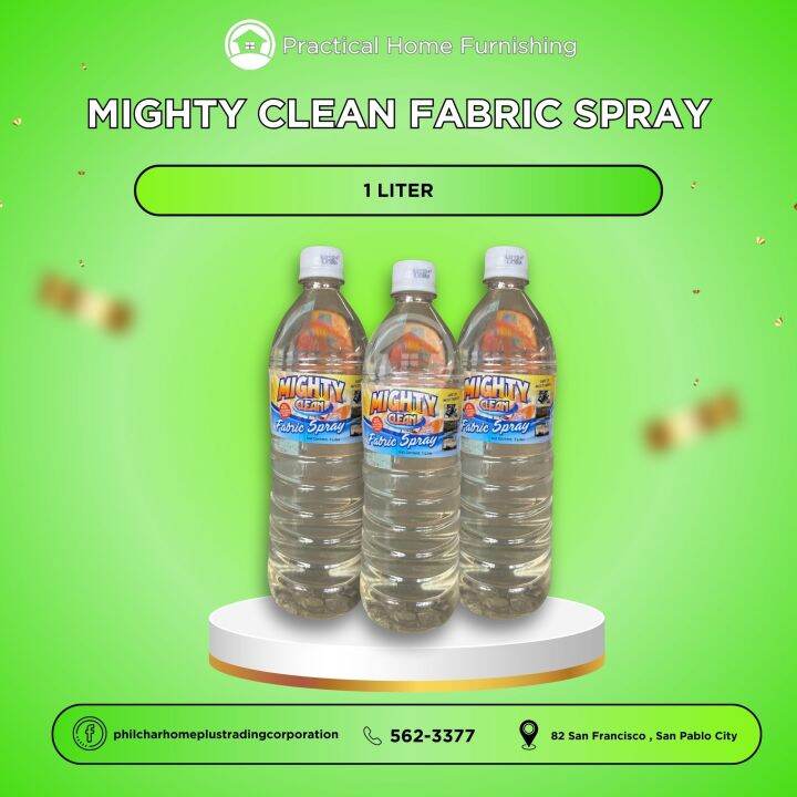 PHF - MIGHTY CLEAN FABRIC SPRAY 1 liter | Lazada PH