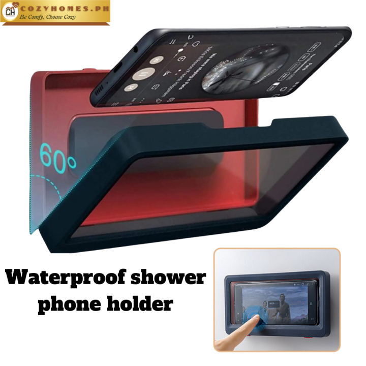 [CozyHomes.PH] Waterproof Shower Phone Holder Mount | Lazada PH