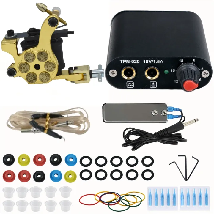 Professional Set Tattoo Machine Complete Configuration Machine Set ...