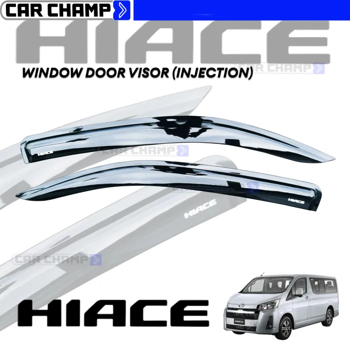 Toyota Hiace Rain Visor 2019-Present Model/6th Generation/ Hi-Ace ...