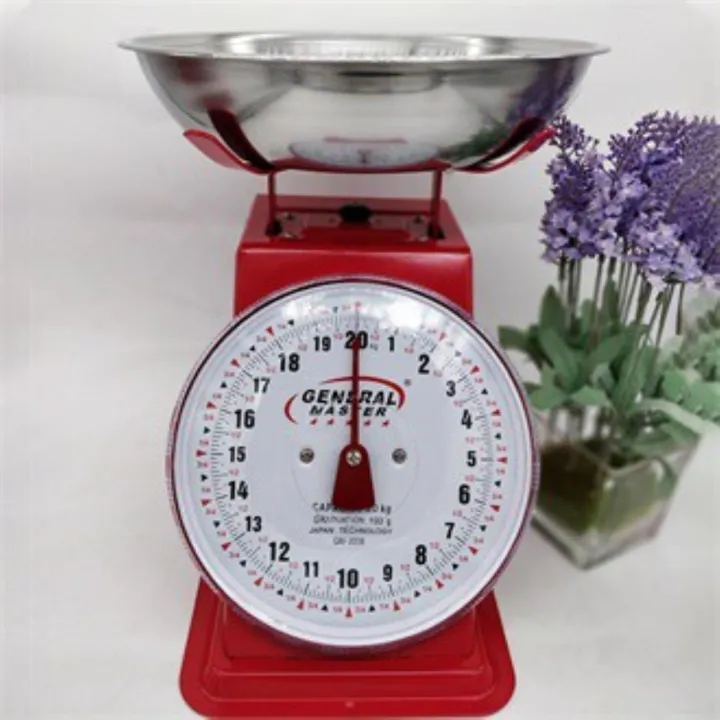 HEAVY-DUTY WEIGHING SCALE 20KG / MEAT VEGETABLE WEIGHING KITCHEN SCALE ...