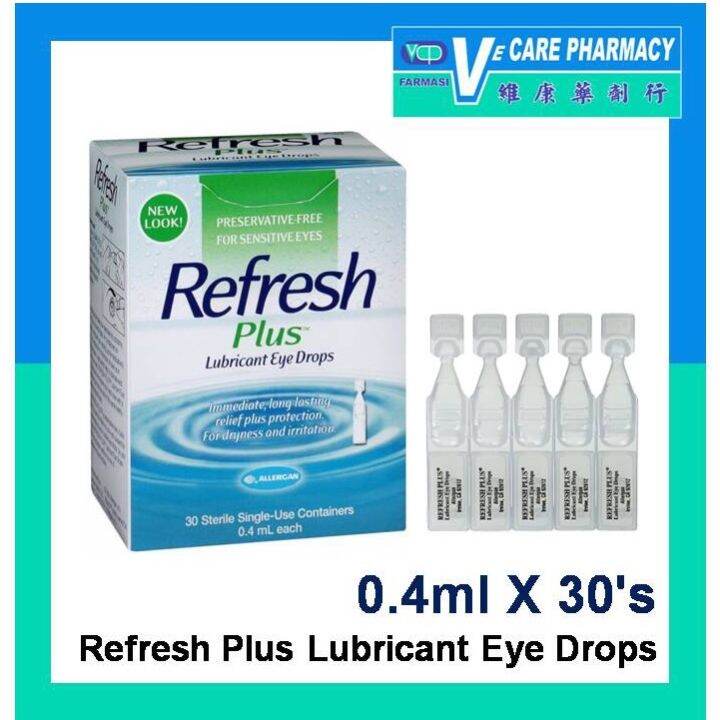EXP042023 Refresh Plus Lubricant Eye Drops 30'S | Lazada