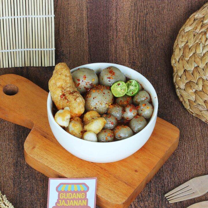 Cilok Kuah Dengan Tahu Cuanki Lengkap Dengan Bumbu Siap Saji | Lazada ...