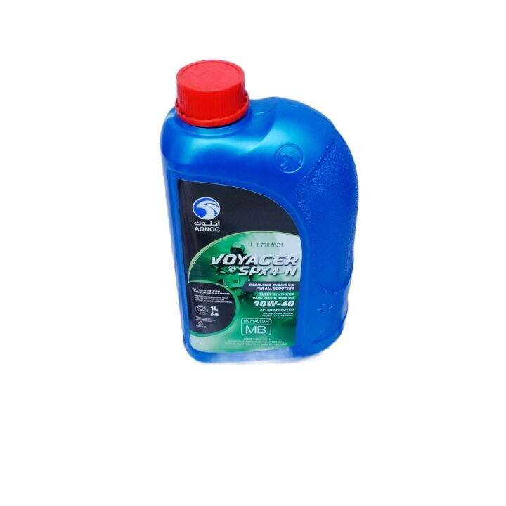 ADNOC Voyager SPX4-N 10W-40 MB Fully Synthetic Scooter Oil API SN 100 ...