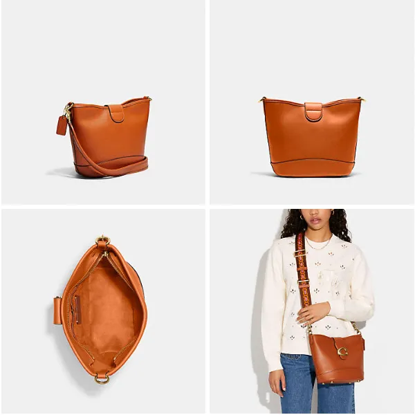 COACH women bags TALI BUCKET BAG IN SIGNATURE JACQUARD Shoulder straps ...