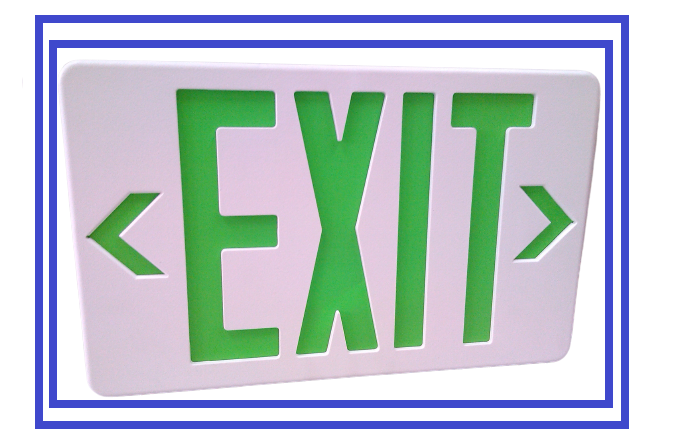 LED EXIT SIGN hanging exit sign Heavy Duty Exit Sign dual face | Lazada PH