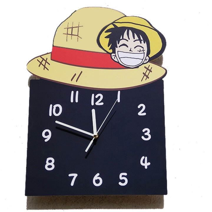 Two-dimensional animation One Piece hanging clock Navigation King ...