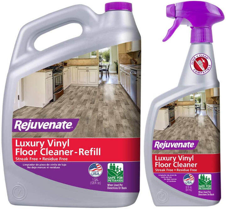 Rejuvenate High Performance Luxury Vinyl Tile Plank Floor Cleaner pH ...