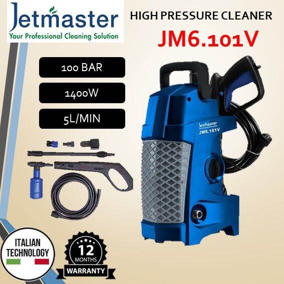 Jetmaster High Pressure Cleaner JM6.101V - 1400W / 100 BAR / 7L/MIN ...