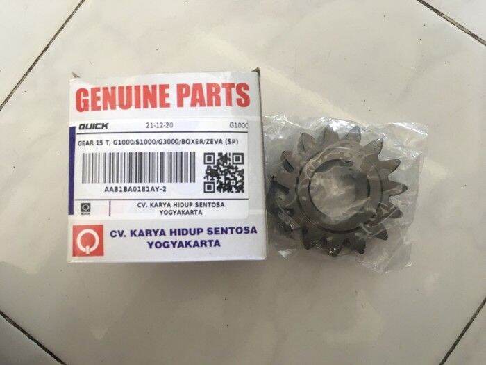 Gear 15t quick g1000 s1000 g3000 boxer zeva | Lazada Indonesia