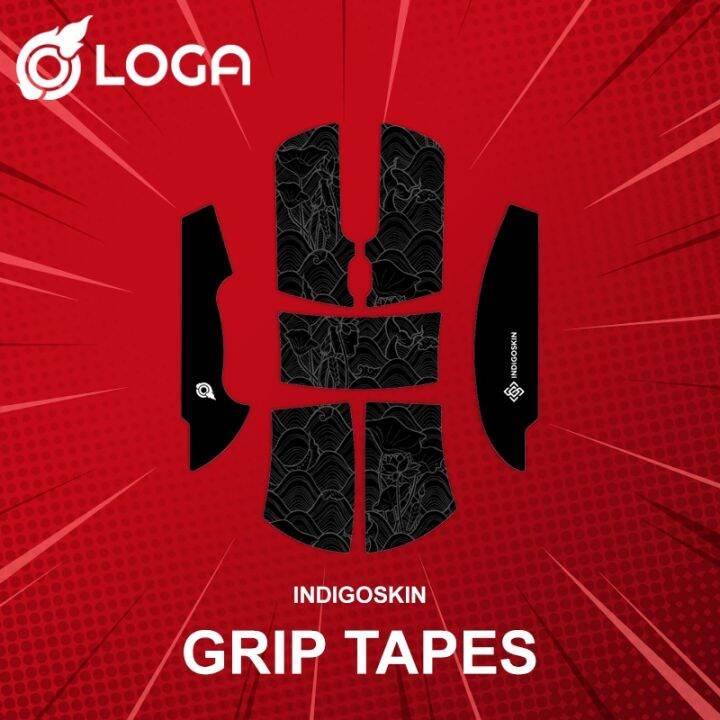 แผ่นกันลื่น LOGA Premium mouse skins (Grip tapes) : Indigoskin edition ...
