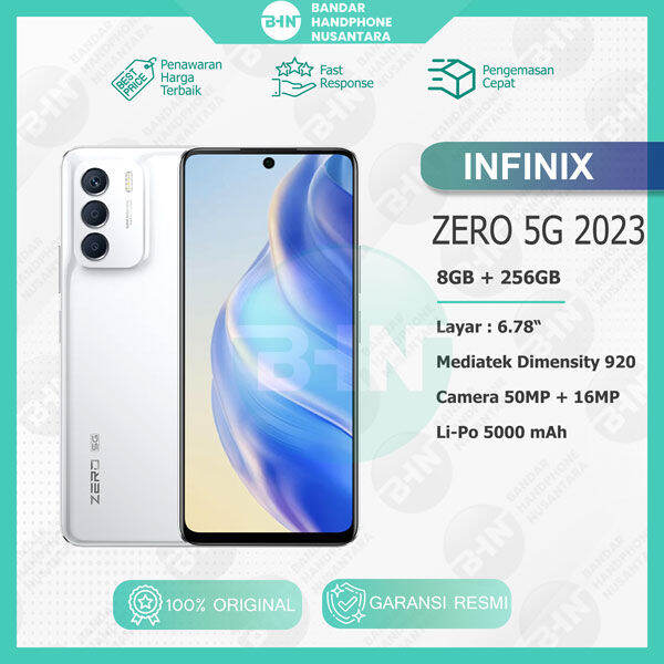 Infinix Zero 5G 2023 8gb 256gb I Mediatek Dimensity 920 Garansi Resmi | Lazada Indonesia