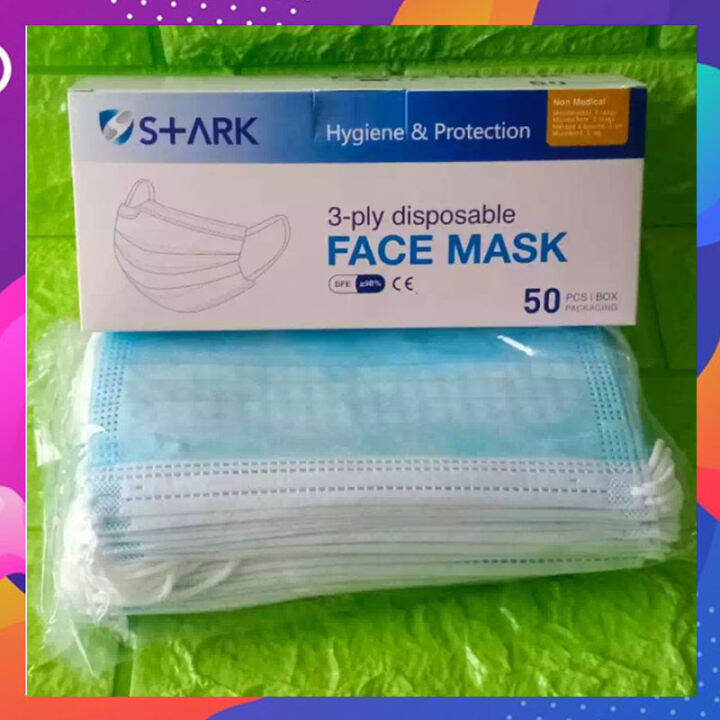 Masker 3 ply disposable isi 50 pcs | Lazada Indonesia