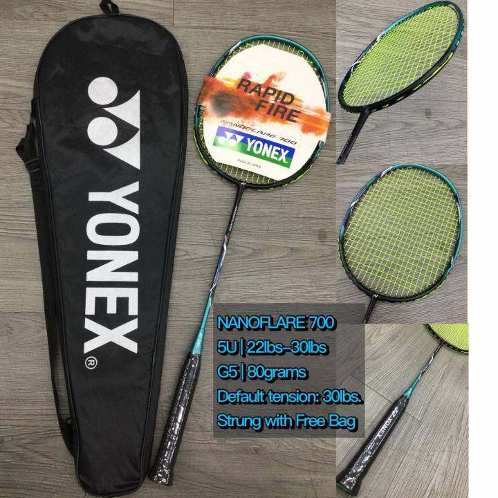 NEW 30lbs. YONEX NANOFLARE 5U-G5/80grams SUPER SLIM SHAFT SINGLE ...