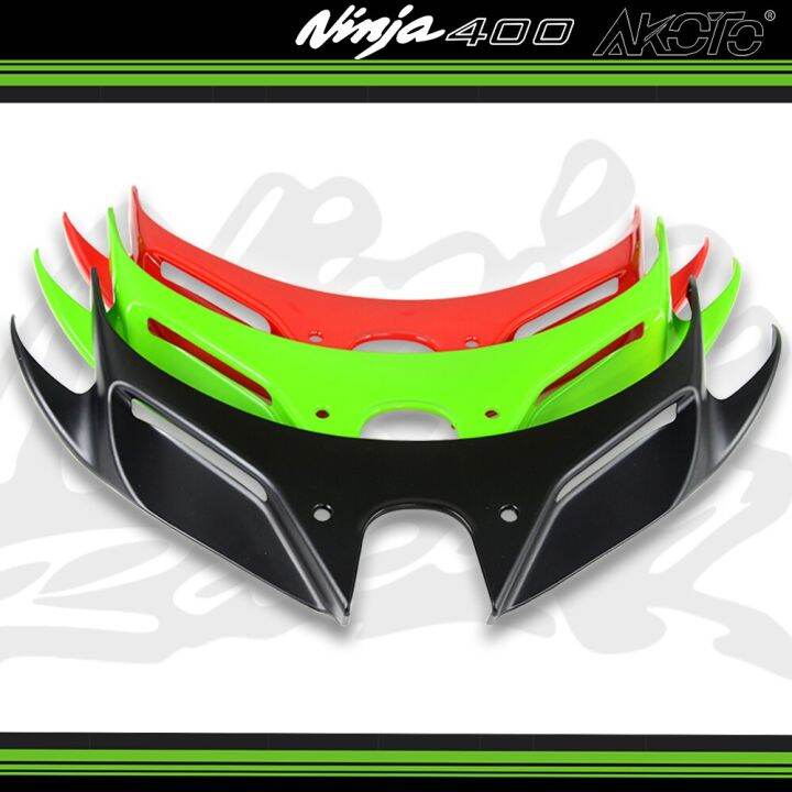 2023 Fighting Style Ninja400 Motorcycle Front Aerodynamic Winglets ...