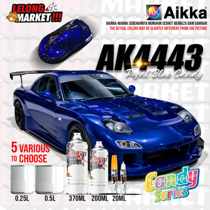 【AIKKA AK4443 Royal Blue Candy】Candy Series - Automotive 2K Car Paint ...